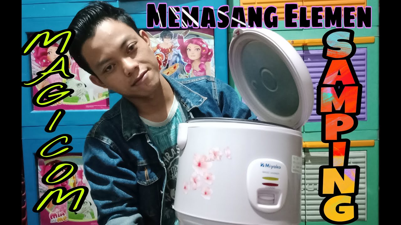 Cara memasang elemen samping pada magicom (bisa untuk memasak tapi ...