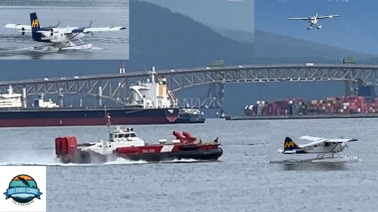 A Twin Otter-A Beaver-An Otter & A Hovercraft at CYHC, Vancouver BC ...