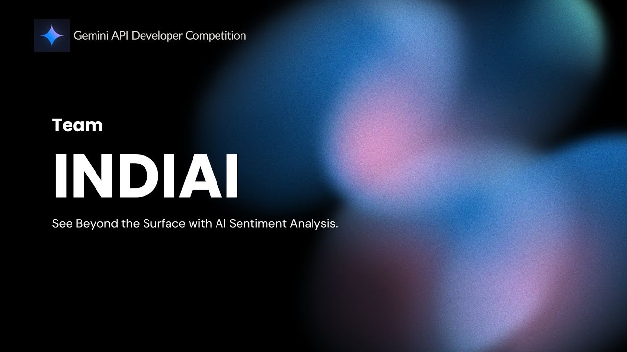 indiAi video analyzer | Google Gemini API Developer Competition | # ...