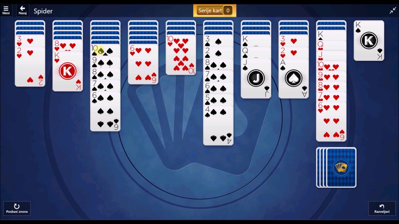 Microsoft Solitaire Collection - Spider March 5 2017 - YouTube