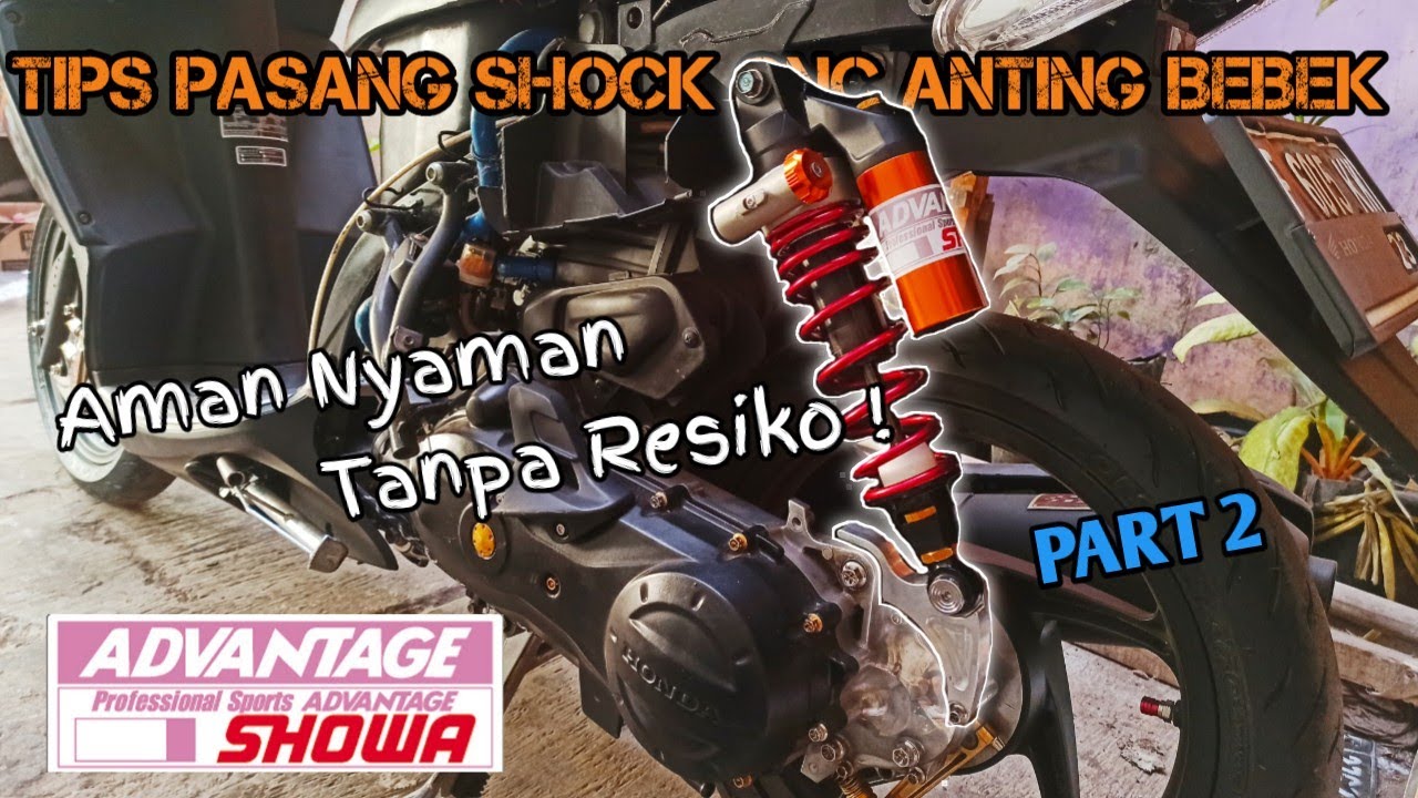 Tips Pemasangan Shock Showa Cnc With Raiser Anting Bebek || Rumit Tapi ...