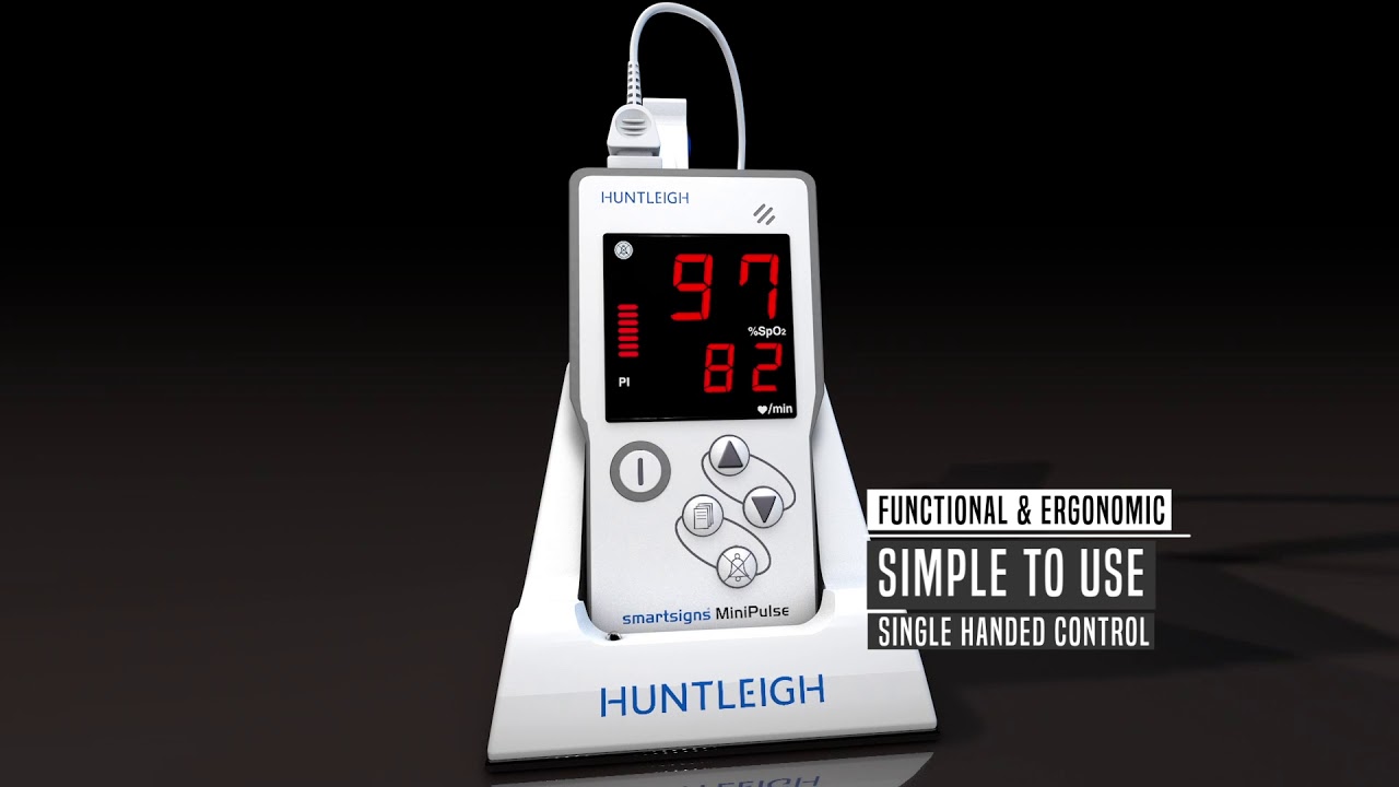 Smartsigns MiniPulse Hand Held Pulse Oximeter - YouTube