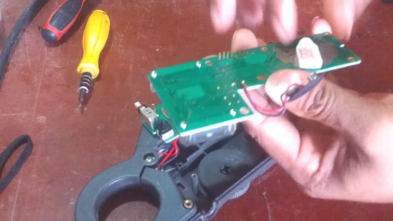 how to repair TES 3010 Dogital Clamp Meter Part II - YouTube