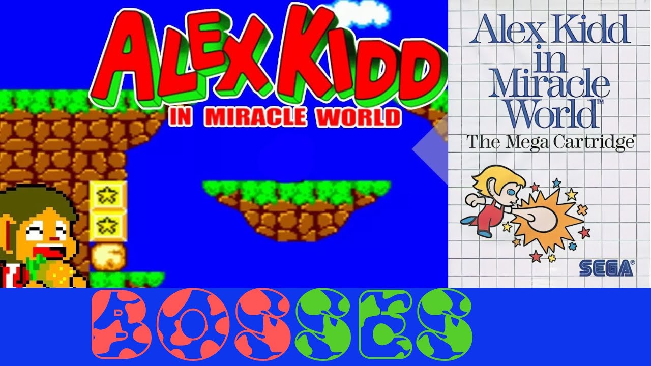 Alex Kids Bosses Master System - YouTube