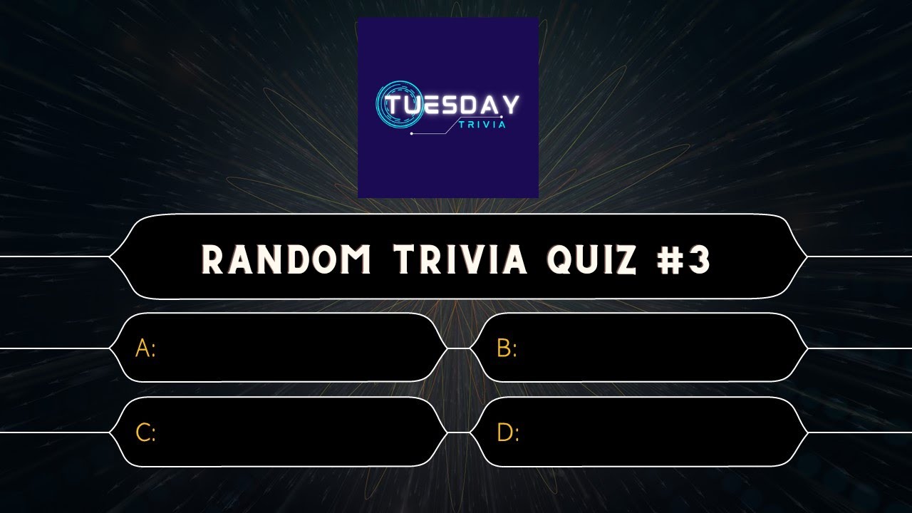 I bet you can't get all 5 of these random trivia questions right quiz 3 ...