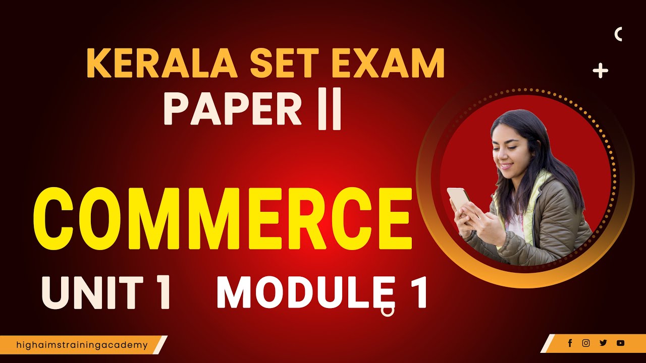 SET Paper ll |Commerce Unit 1| Module 1 | MANAGEMENT CONCEPTS ...
