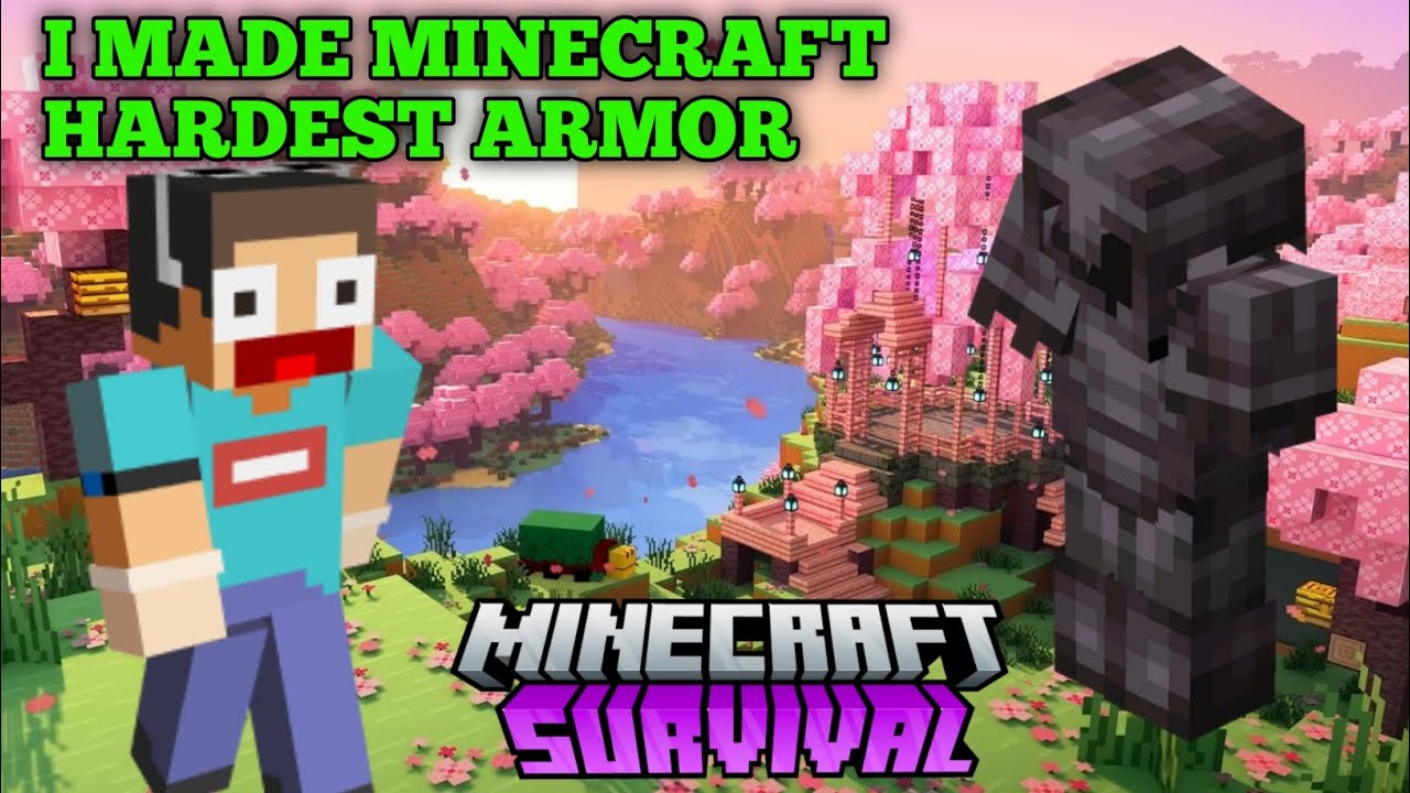 I MADE MINECRAFT HARDEST ARMOR| MINECRAFT SURVIVAL SERIES PART 10 - YouTube