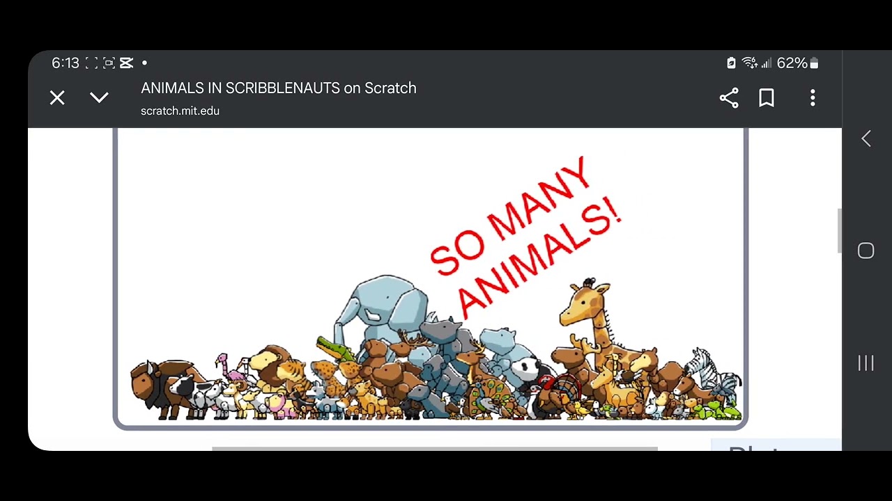 animals in scribblenauts so many animals - YouTube