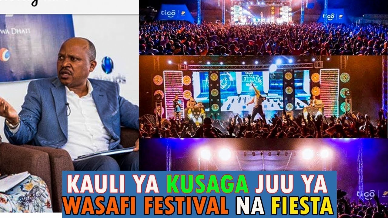 ALICHOKISEMA KUSAGA KUHUSU FIESTA NA WASAFI FESTIVAL - YouTube