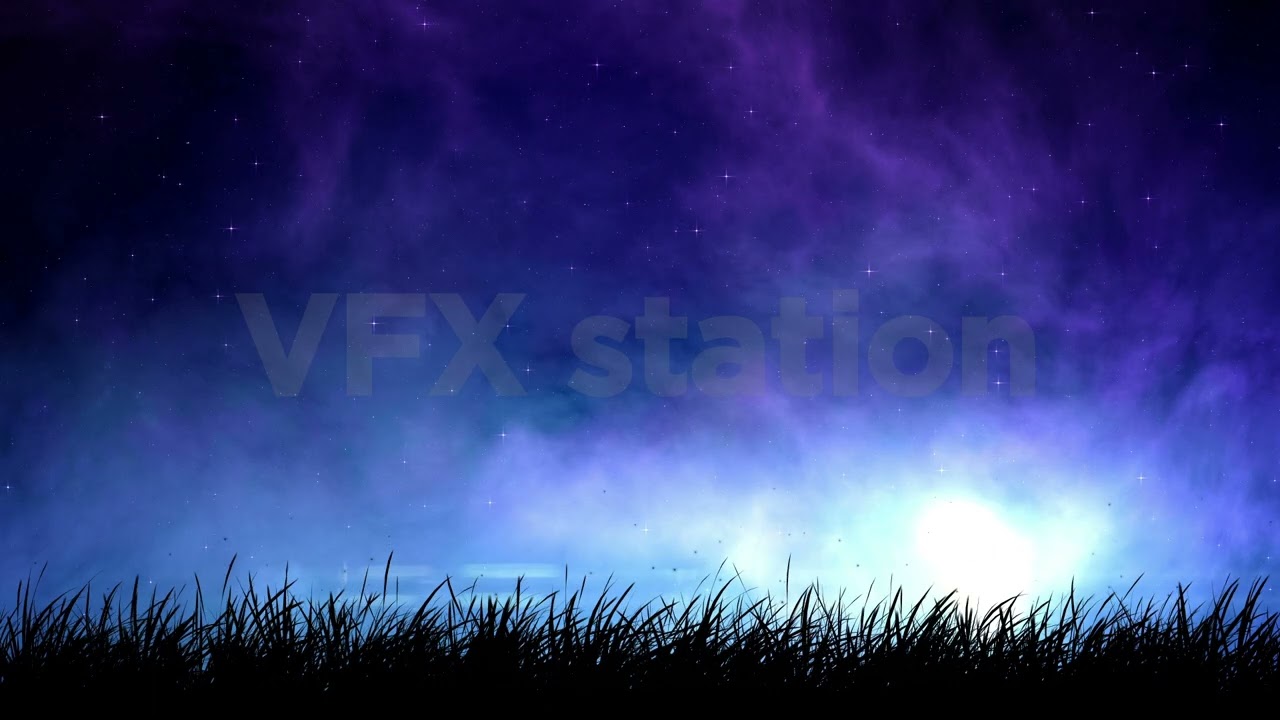 Fog At Night Sky Loop - YouTube