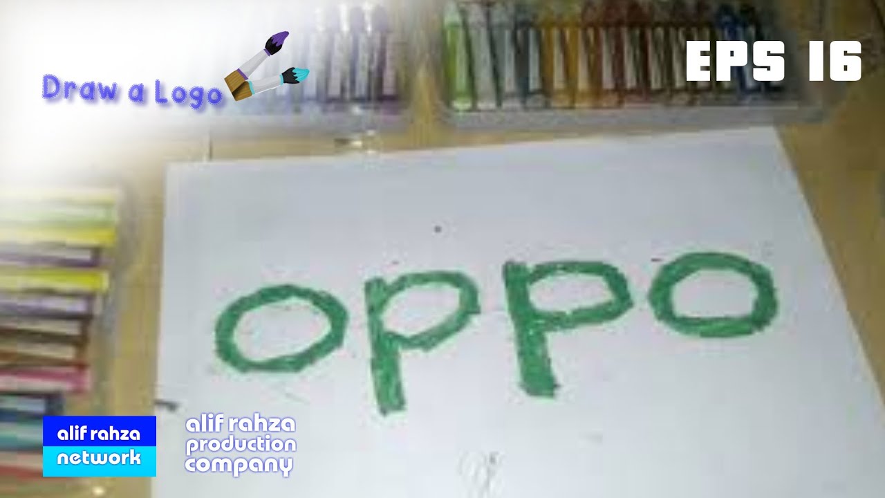 How to Draw the Oppo Electronics Logo | Draw a Logo eps 16 - YouTube