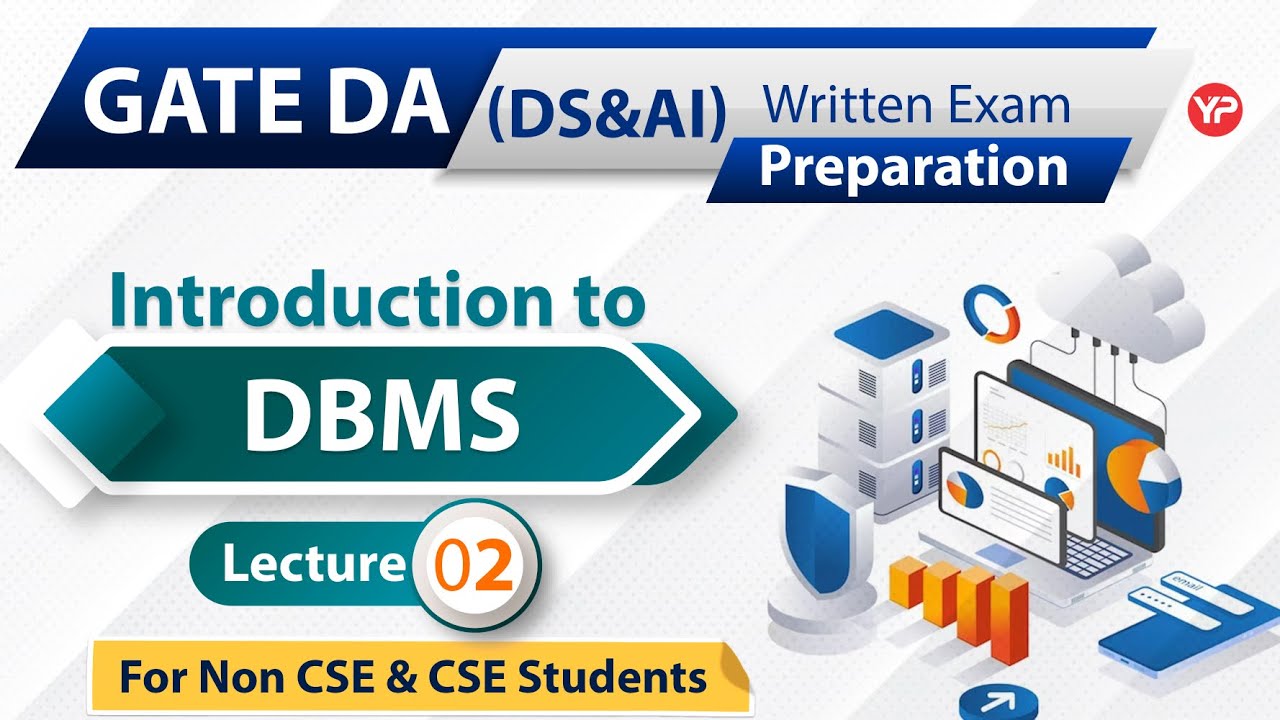 Introduction to DBMS (L-2) | GATE DA 2024 preparation started separate for CS, Non CS students ...