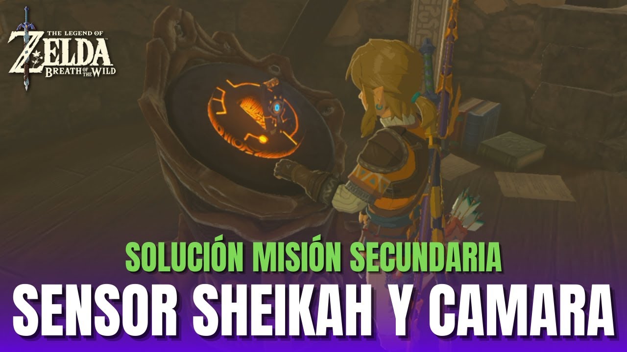 SENSOR SHEIKAH + Y CAMARA (MISION SECUNDARIA) SOLUCION | Zelda Breath ...