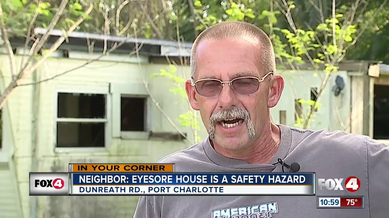 Neighbor: Eyesore house is safety hazard - YouTube