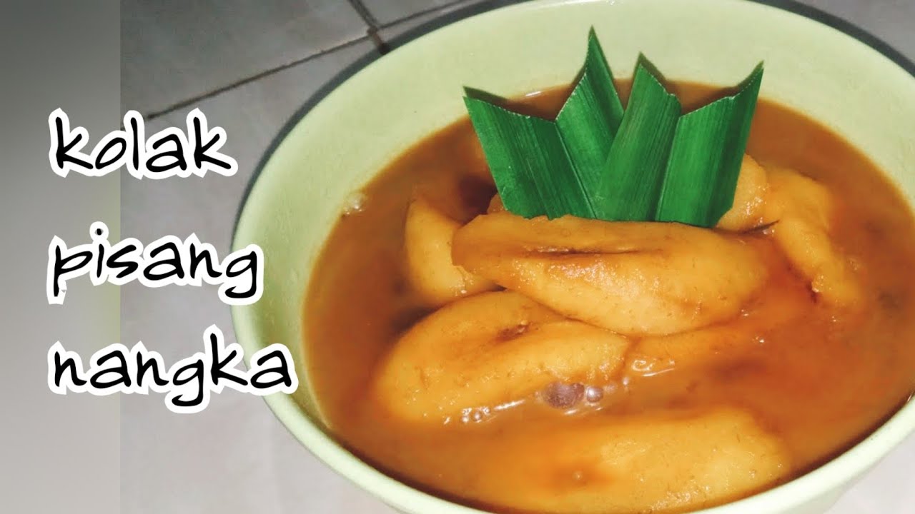 Resep dan cara bikin kolak pisang santan yang enak - YouTube