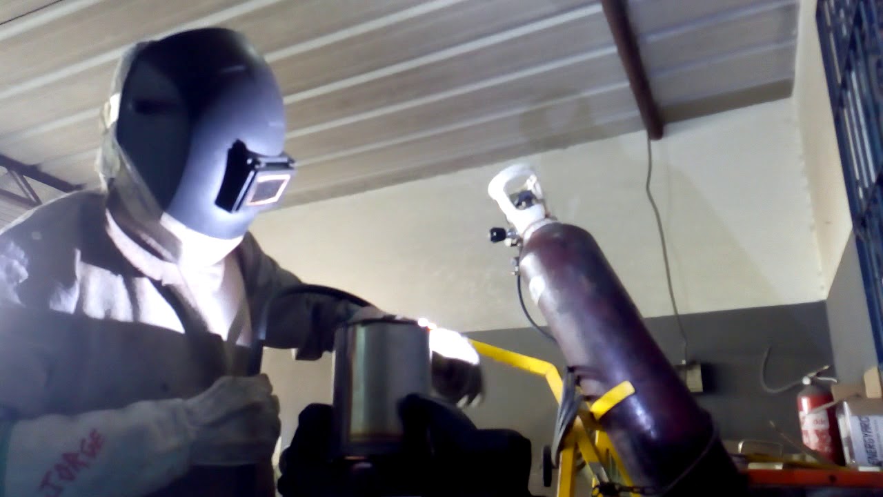 Solda tig inox autógena na bancada. - YouTube
