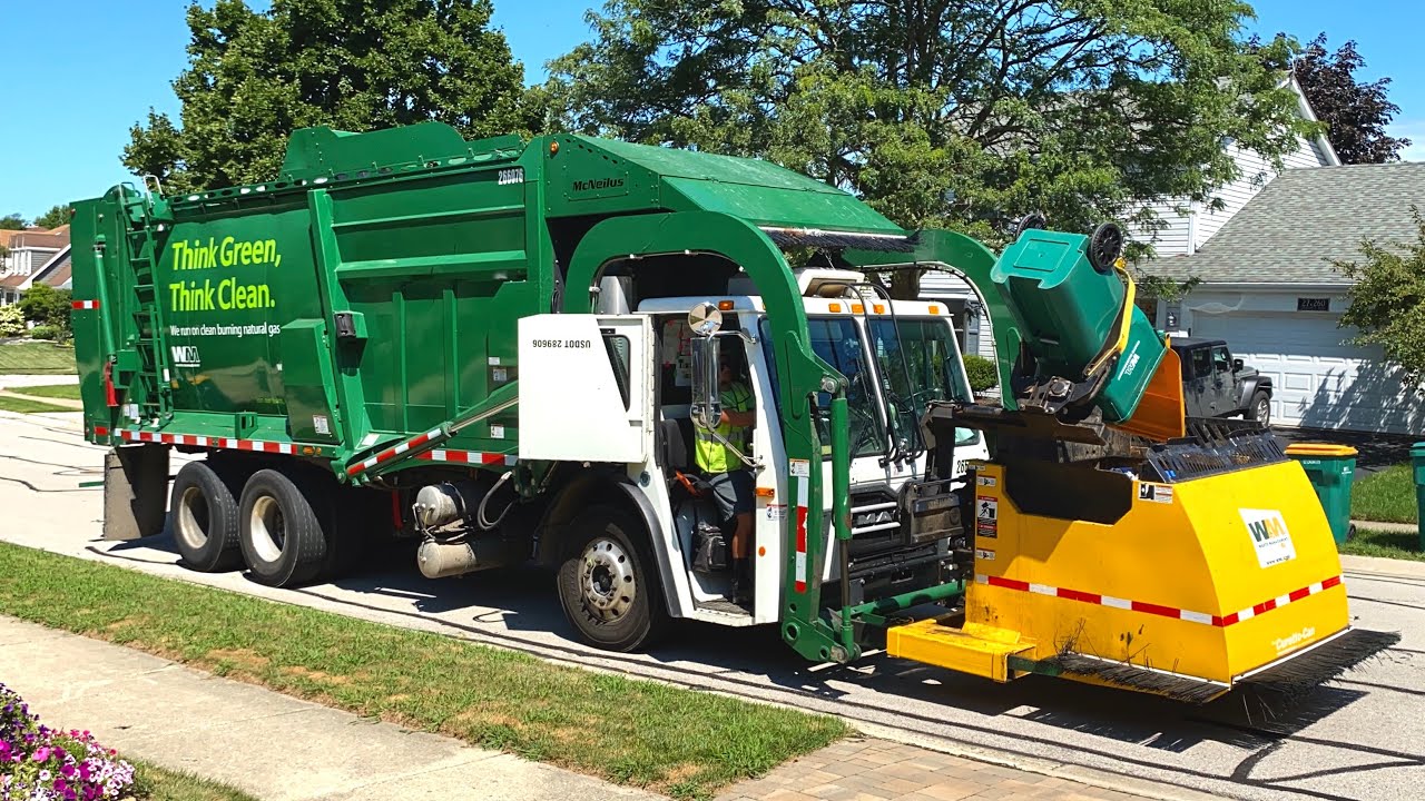 Waste Management 266076: Mack LEU McNeilus Meridian Curotto Can Garbage ...