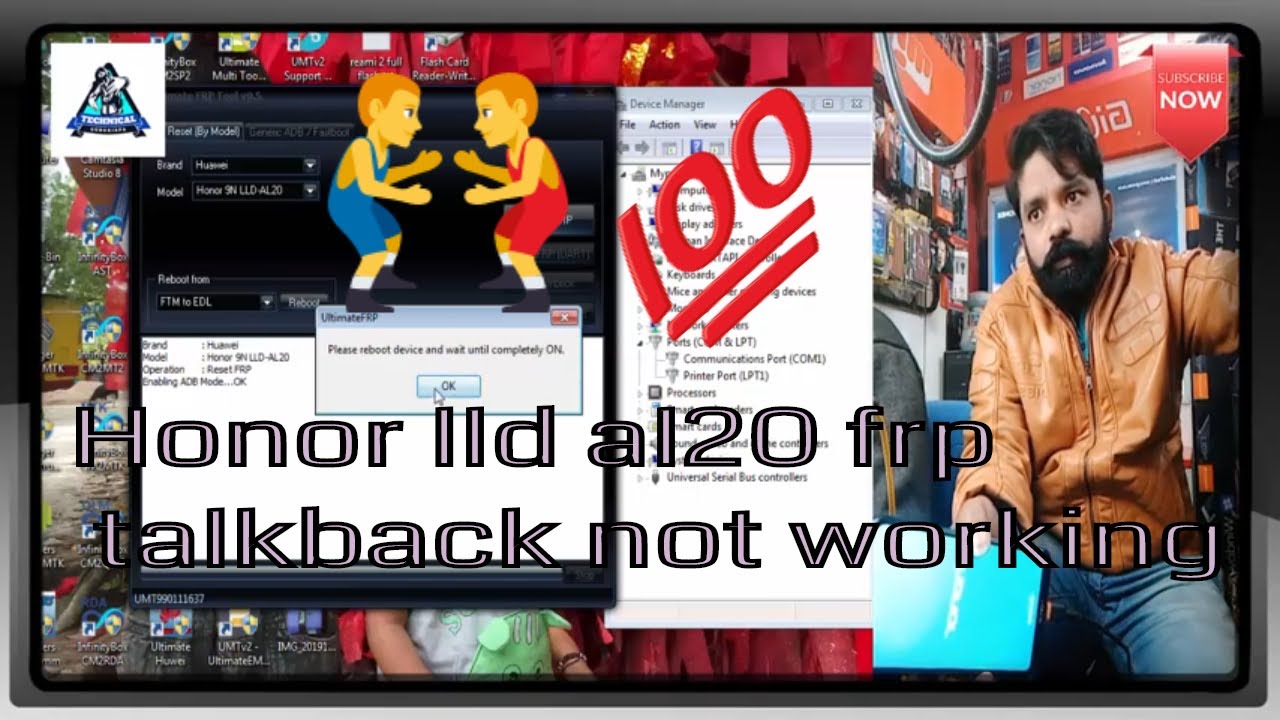 Huawei Honor 9n lld al20 frp Unlock Umt - YouTube