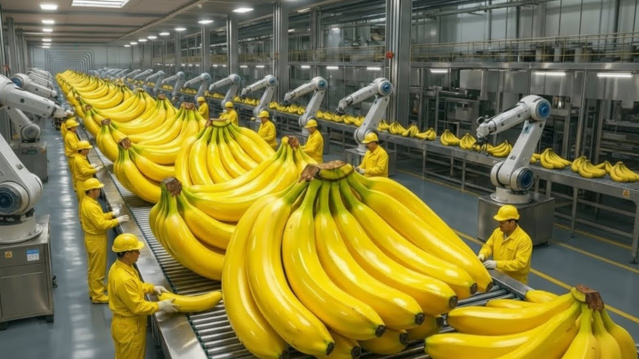 Inside the Banana Factory: From Farm-Fresh Bananas to Perfectly Crafted ...