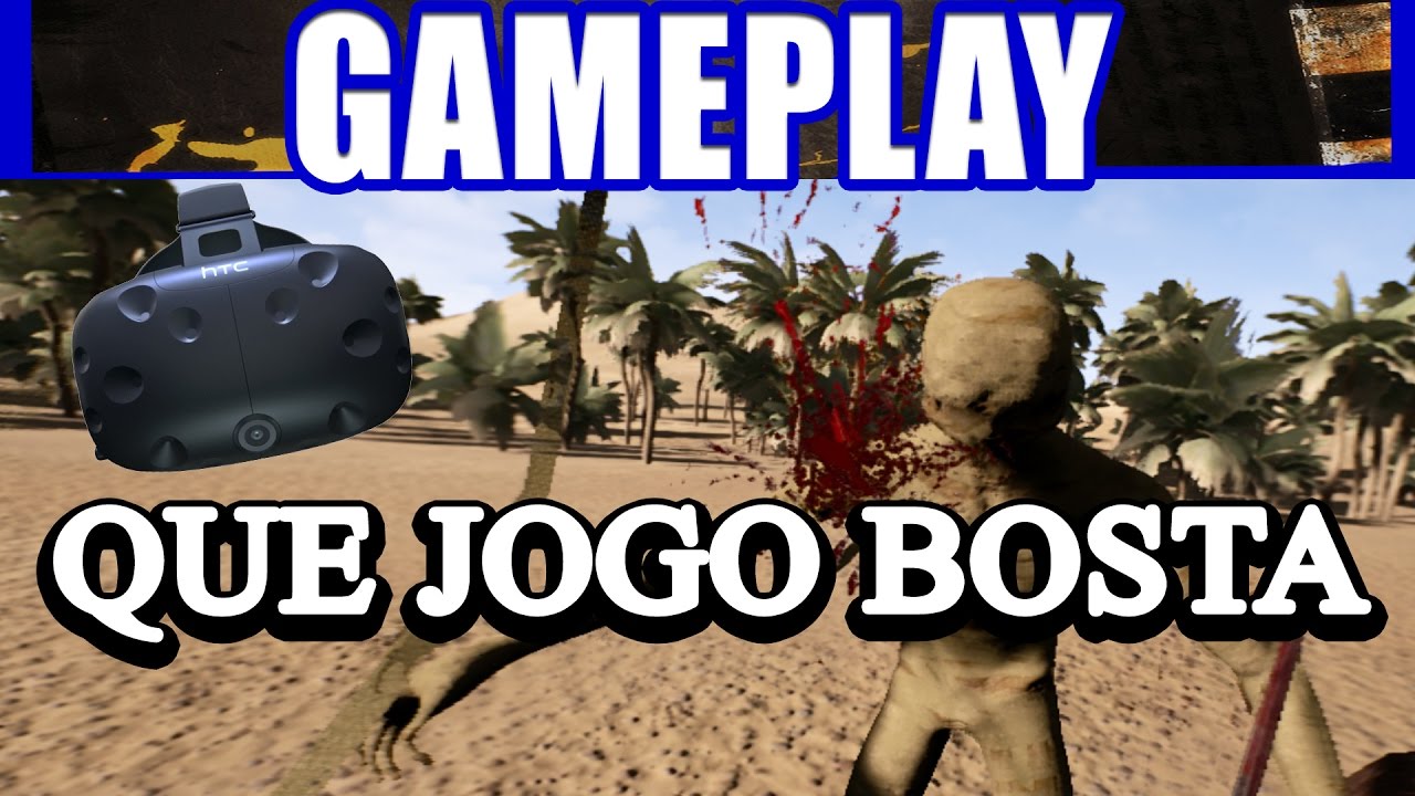 QUE JOGO BOSTA 💩!!! | CRAZY MAX VR (HTC VIVE) - YouTube
