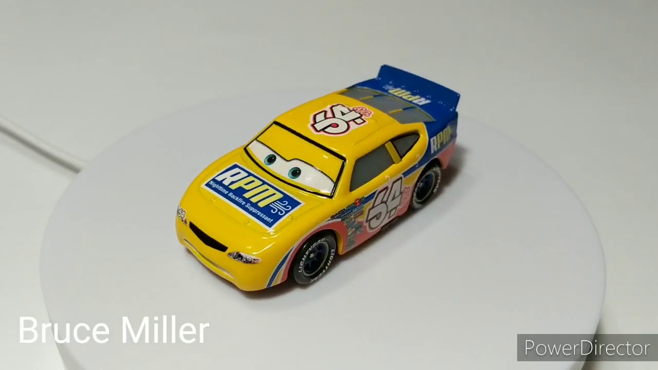 Disney Cars Turntable #6 Bruce Miller - YouTube