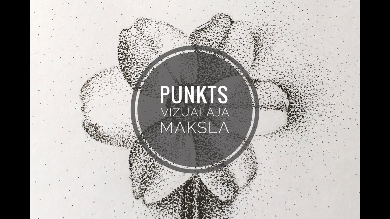 Punkts | Vizuālā māksla | Pointillism | Shade with dots | Рисунок ...