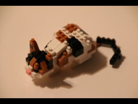 Building the Calico Cat set from Nanoblock - YouTube