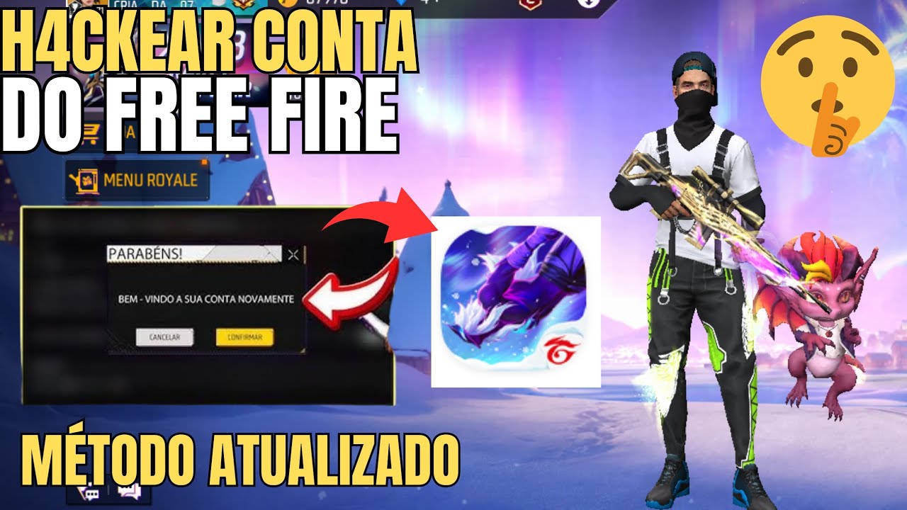 COMO H4CKEAR CONTA DO FREE FIRE NOVA ATUALIZAÇÃO ENTRAR EM UMA CONTA FF ...