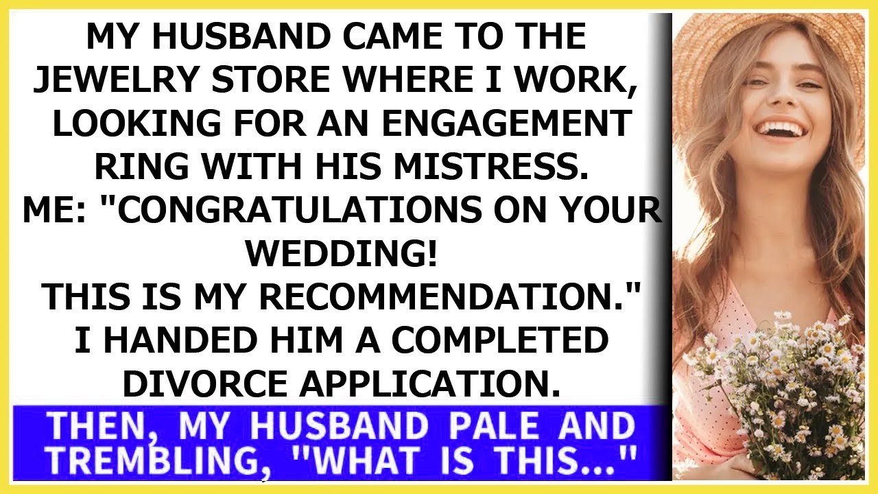 My husband came to the jewelry store where I work, looking for an ...