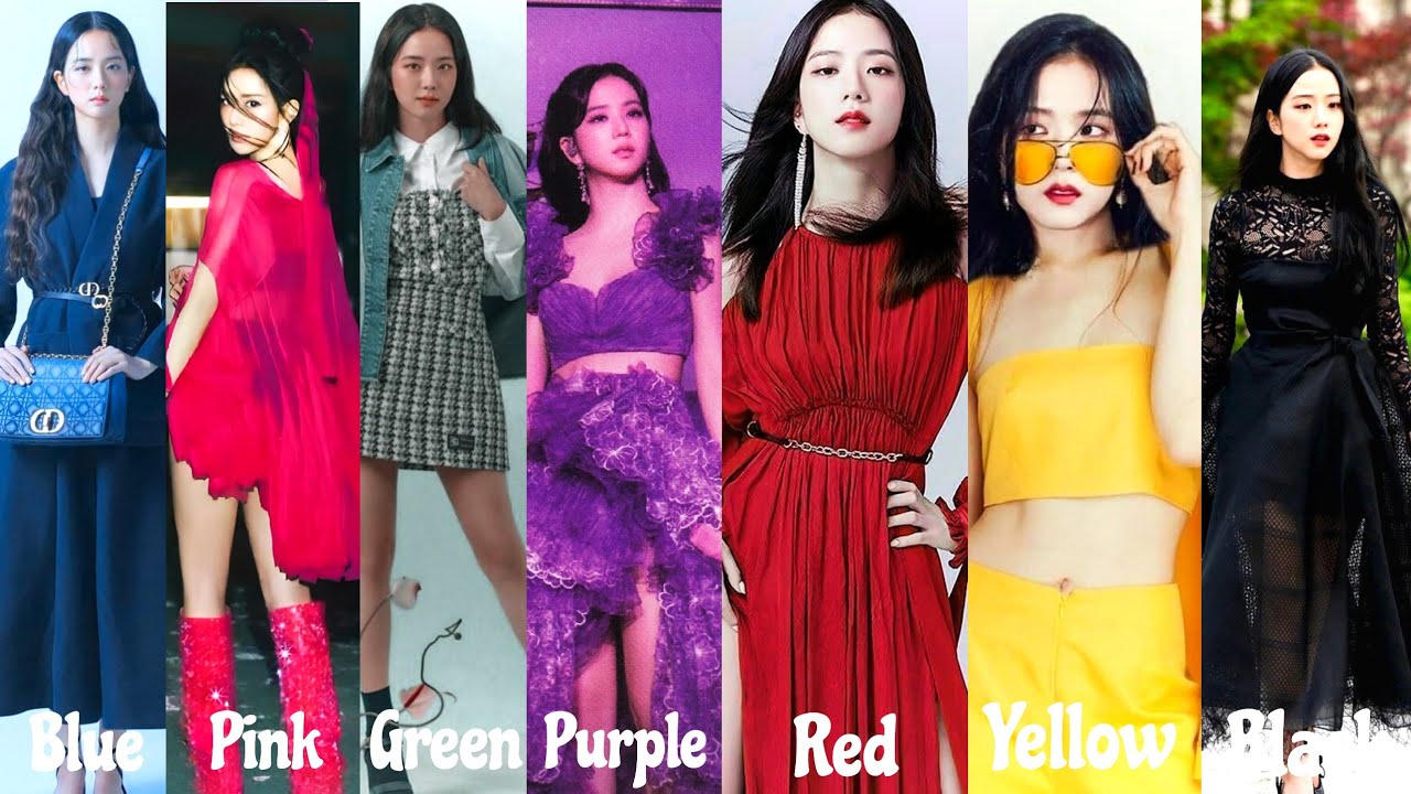 Jisoo in different colour outfits || K-pop Wonderland || - YouTube