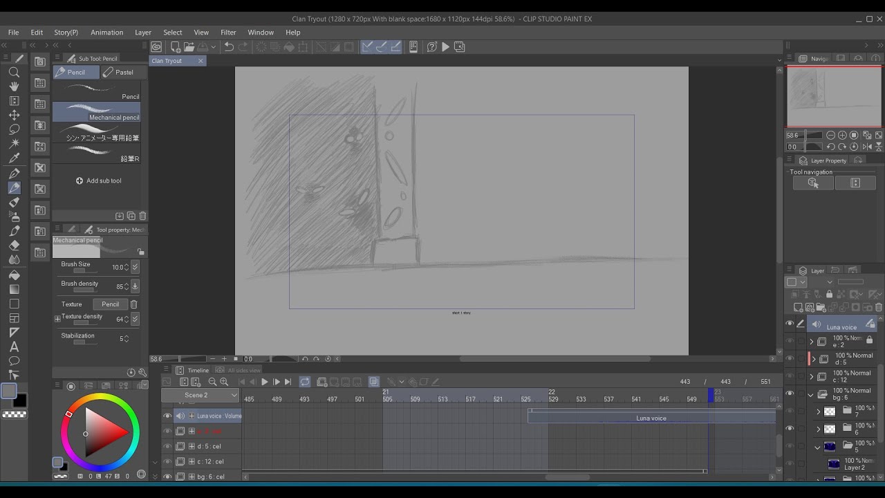 The Approach Scene [Sketches] (Speed Animation/Watch Me Animate) - YouTube
