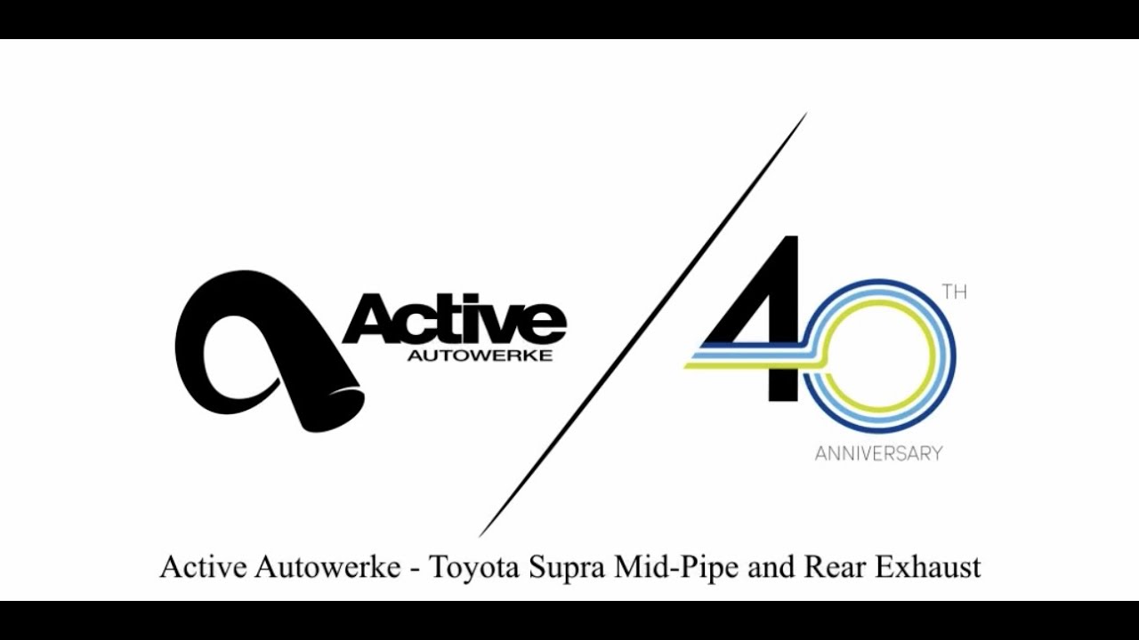 Active Autowerke - Toyota Supra Mid-Pipe and Rear Exhaust System - YouTube