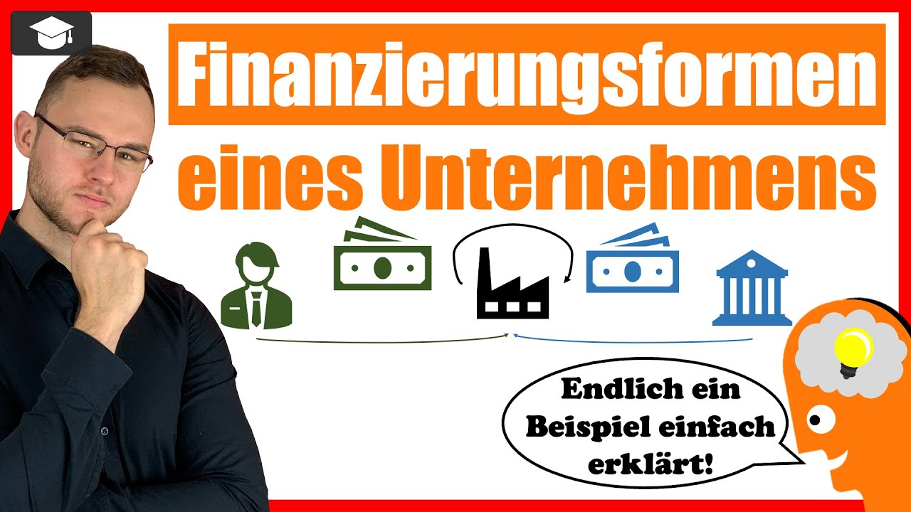 Finanzierungsformen & -arten einfach erklärt mit Beispielen - YouTube