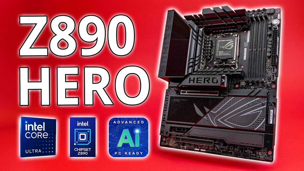 Asus ROG Maximus Z890 Hero Motherboard | Intel Core Ultra Compatible ...