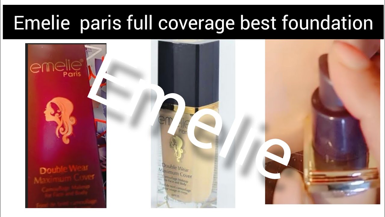 Emelie Paris double wear foundation review by Niya zeeshan - YouTube