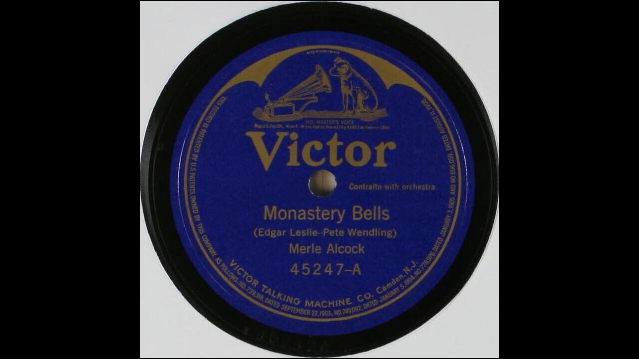 Monastery bells #1921 #vinyl shellac records - YouTube