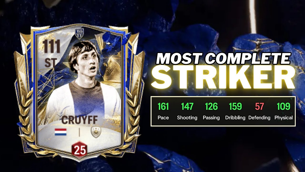 TOTY Johan Cruyff Is The Most Complete Striker in FC Mobile | 6 Minutes ...