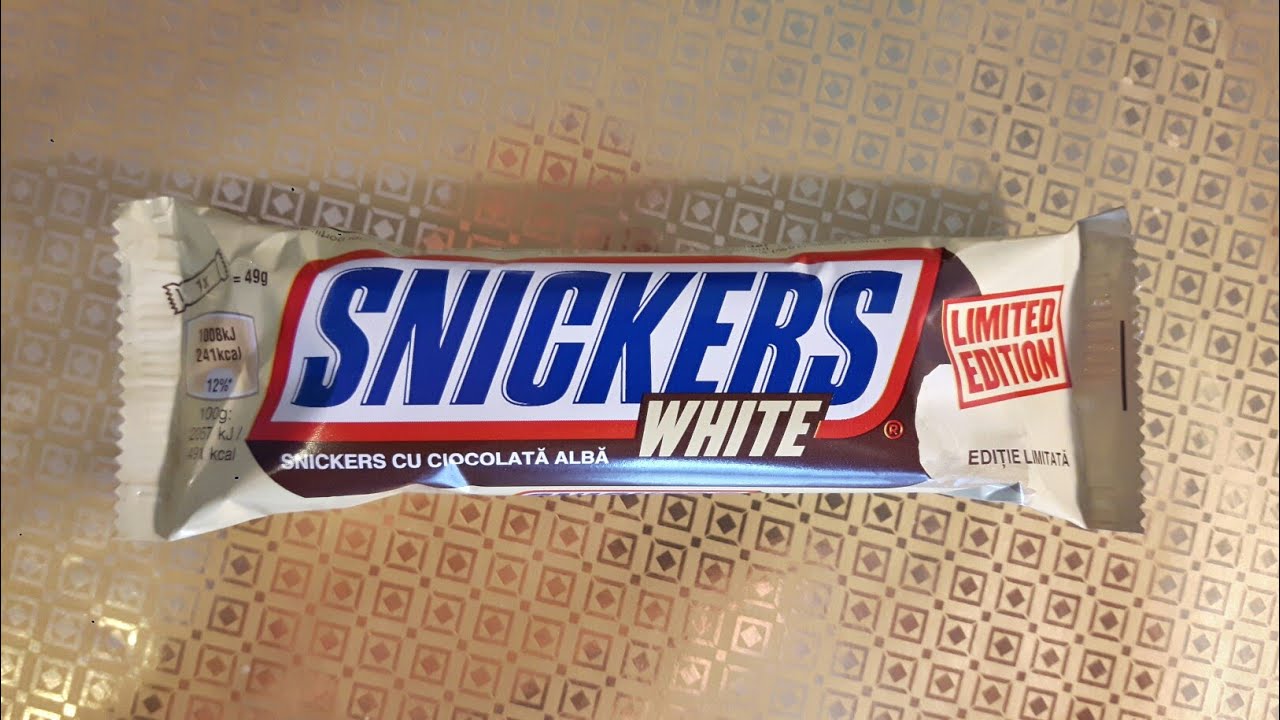 SNICKERS WHITE. Limited Edition. - YouTube