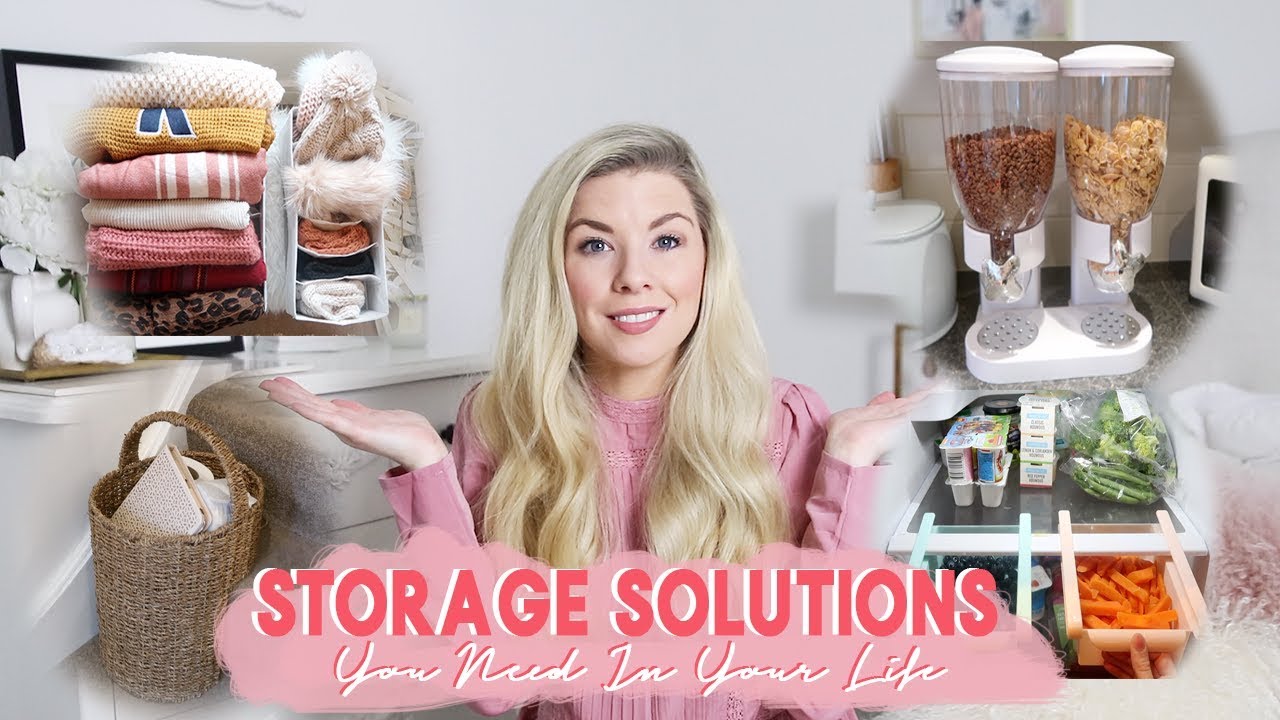 STORAGE SOLUTIONS YOU NEED IN YOUR LIFE | GET ORGANISED WEEK | KATE ...