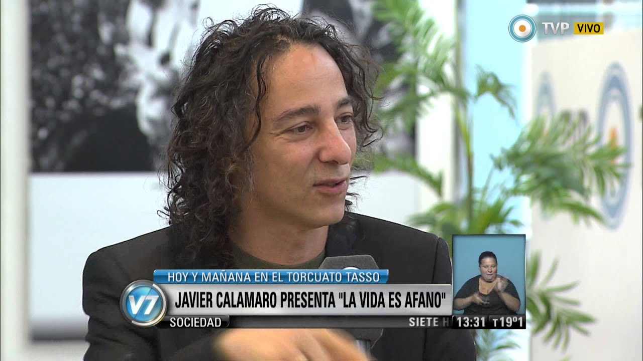 Visión 7 - Javier Calamaro presenta "La vida es afano" en el Tasso - YouTube
