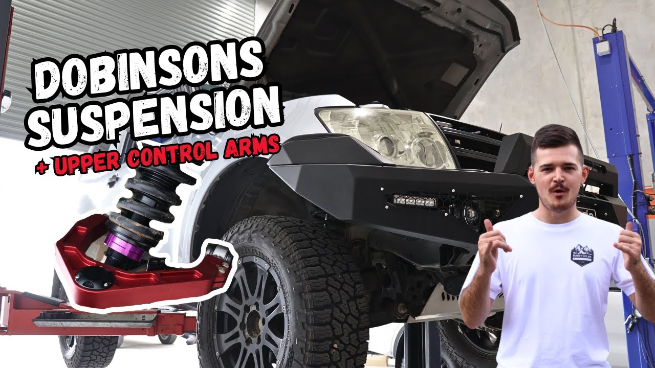 Mitsubishi Pajero Dobinsons Suspension + UPGRADED UCA's! - YouTube