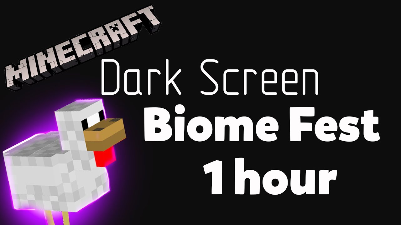 Dark Screen \\\ "Biome Fest" Minecraft music by C418 /// Music and ...