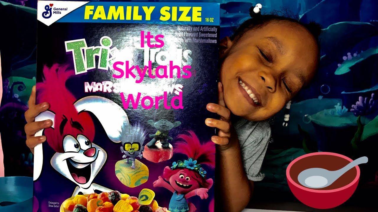 TRIX TROLLS WORLD TOUR TASTE REVIEW |IT'S SKYLAH'S WORLD - YouTube