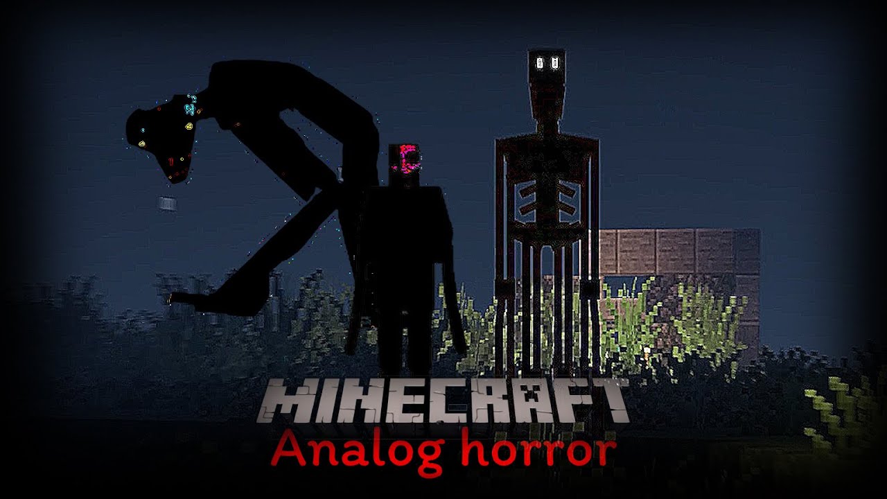 รวมปีศาจ analog horror ที่คุณไม่ควรเล่นคนเดียว | Minecraft analog ...