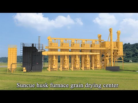 SUNCUE HUSK FURNACE GRAIN DRYER - YouTube
