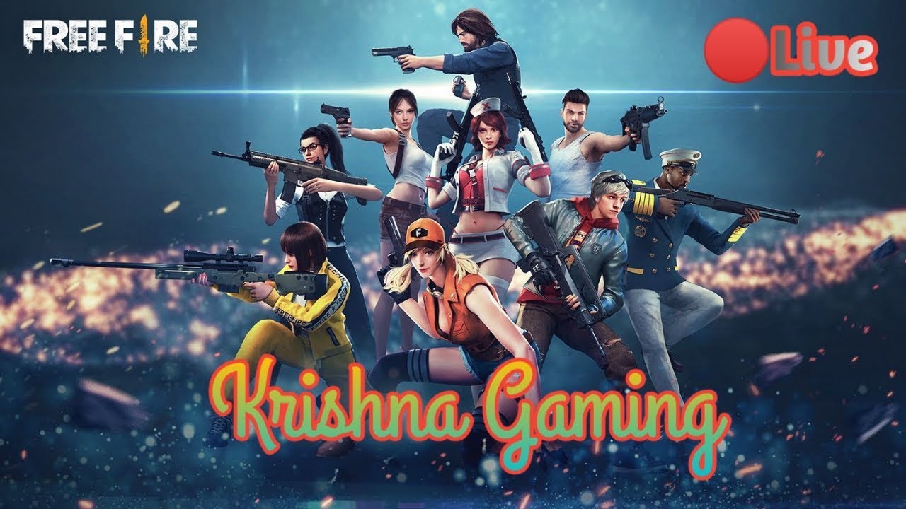 Free fire live stream krishna gaming solo win the match - YouTube