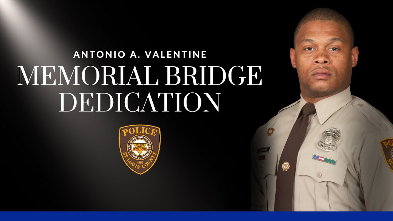 Detective Antonio A. Valentine Memorial Bridge Dedication - YouTube