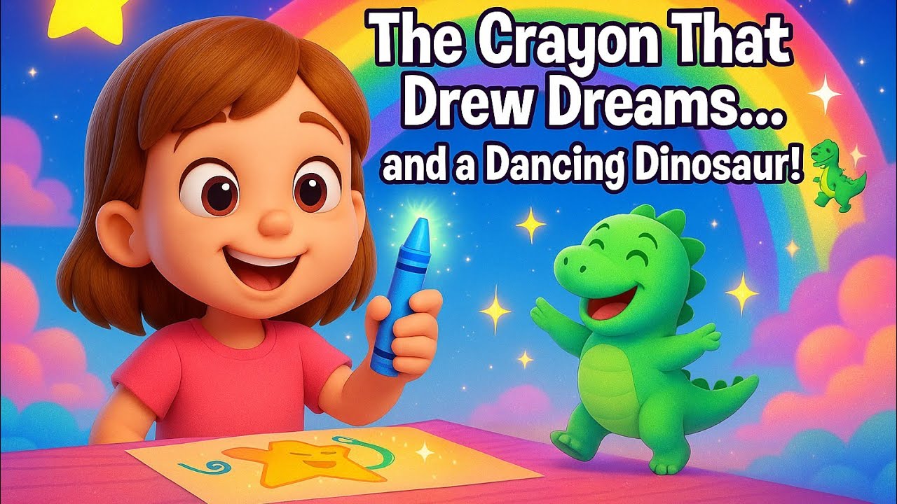 The Crayon That Drew Dreams – It Even Drew a Talking Marshmallow! 🖍️🍬😲 ...