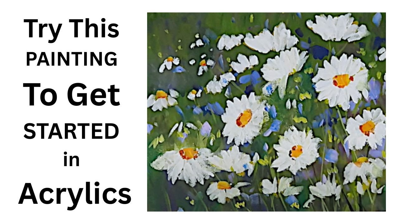 Acrylic Painting Idea To Get You Started - YouTube