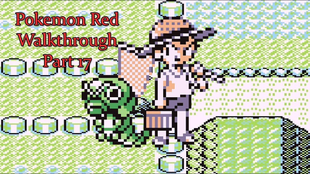 Pokemon Red Walkthrough Part 17: So Much Fighting In Route 9 - YouTube